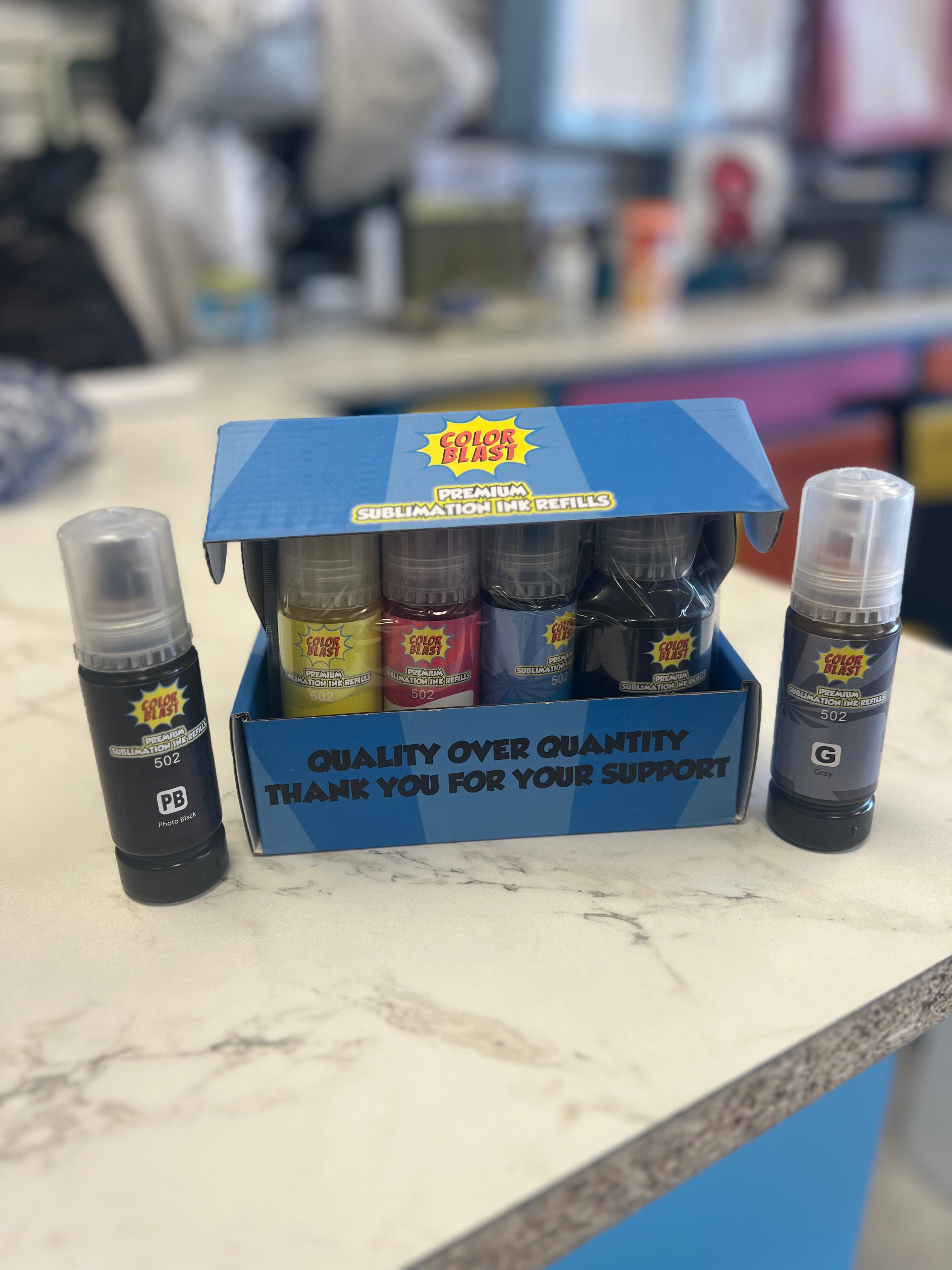 Color Blast Sublimation ink | Red Coat Design Studio