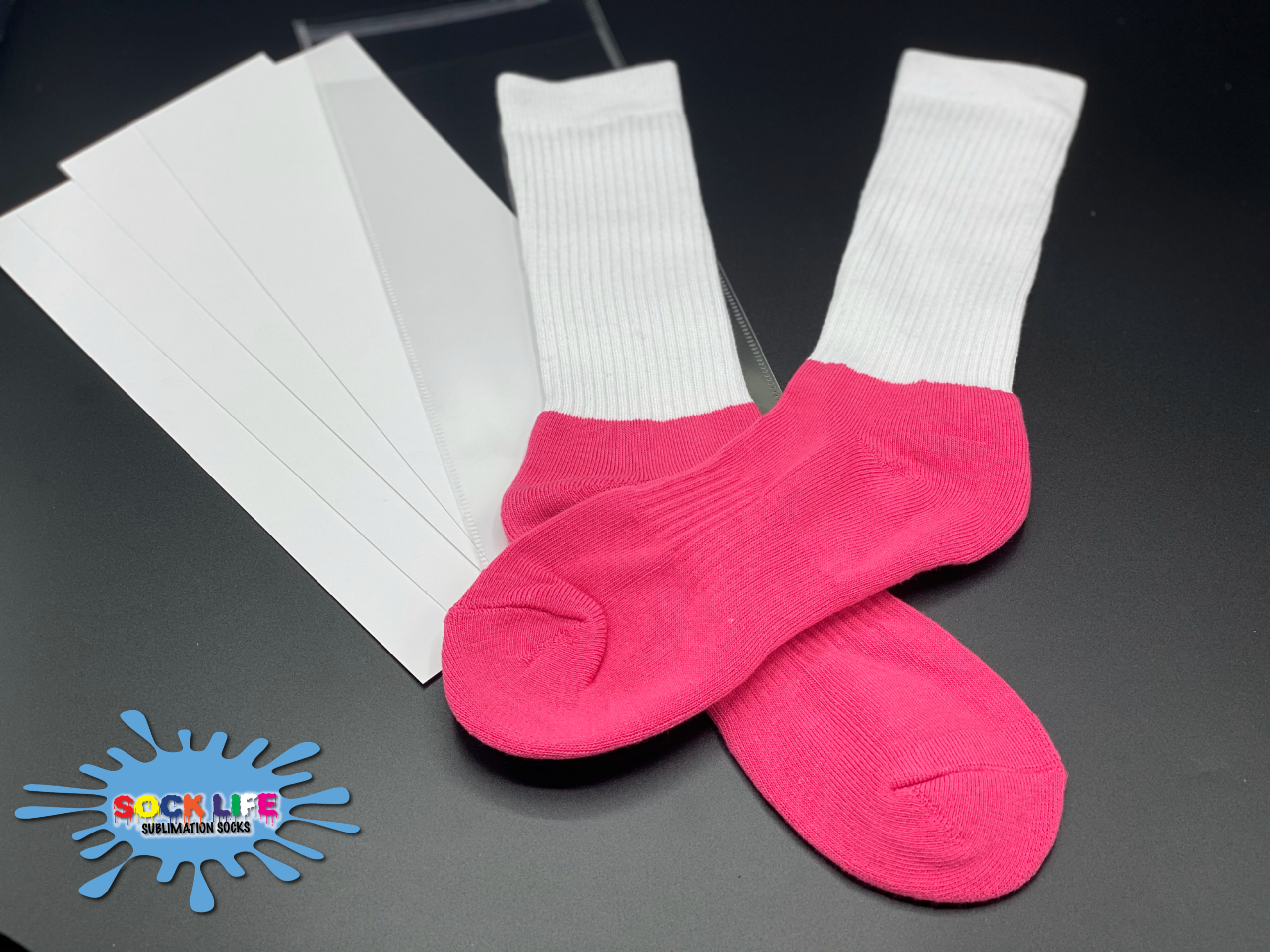 Sublimation Socks | Red Coat Design Studio