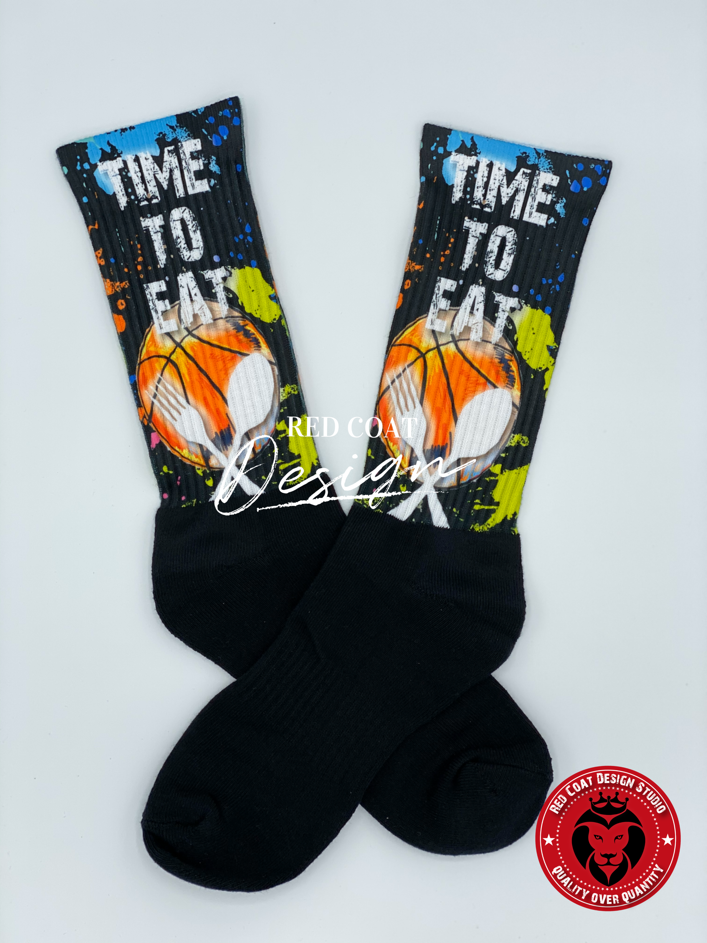 Sublimation Socks | Red Coat Design Studio