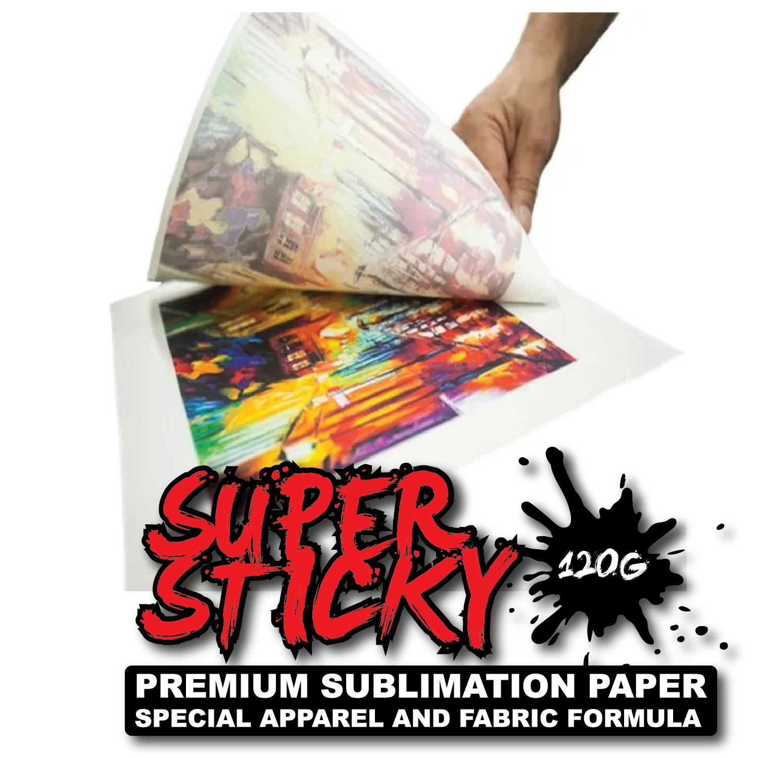 SS Premium Tacky Sublimation Roll Paper- 44" Wide | Red Coat Design Studio